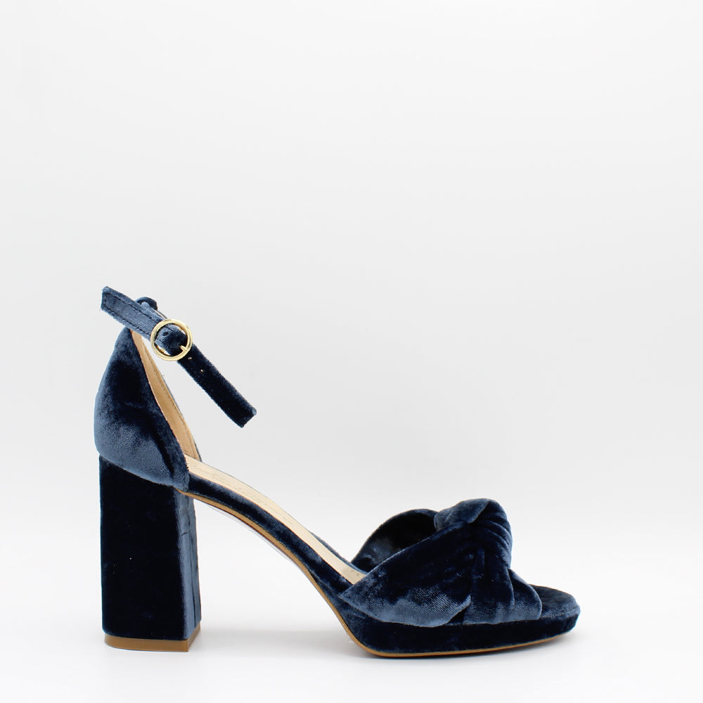 NICOLE 8 VELVET INDIGO